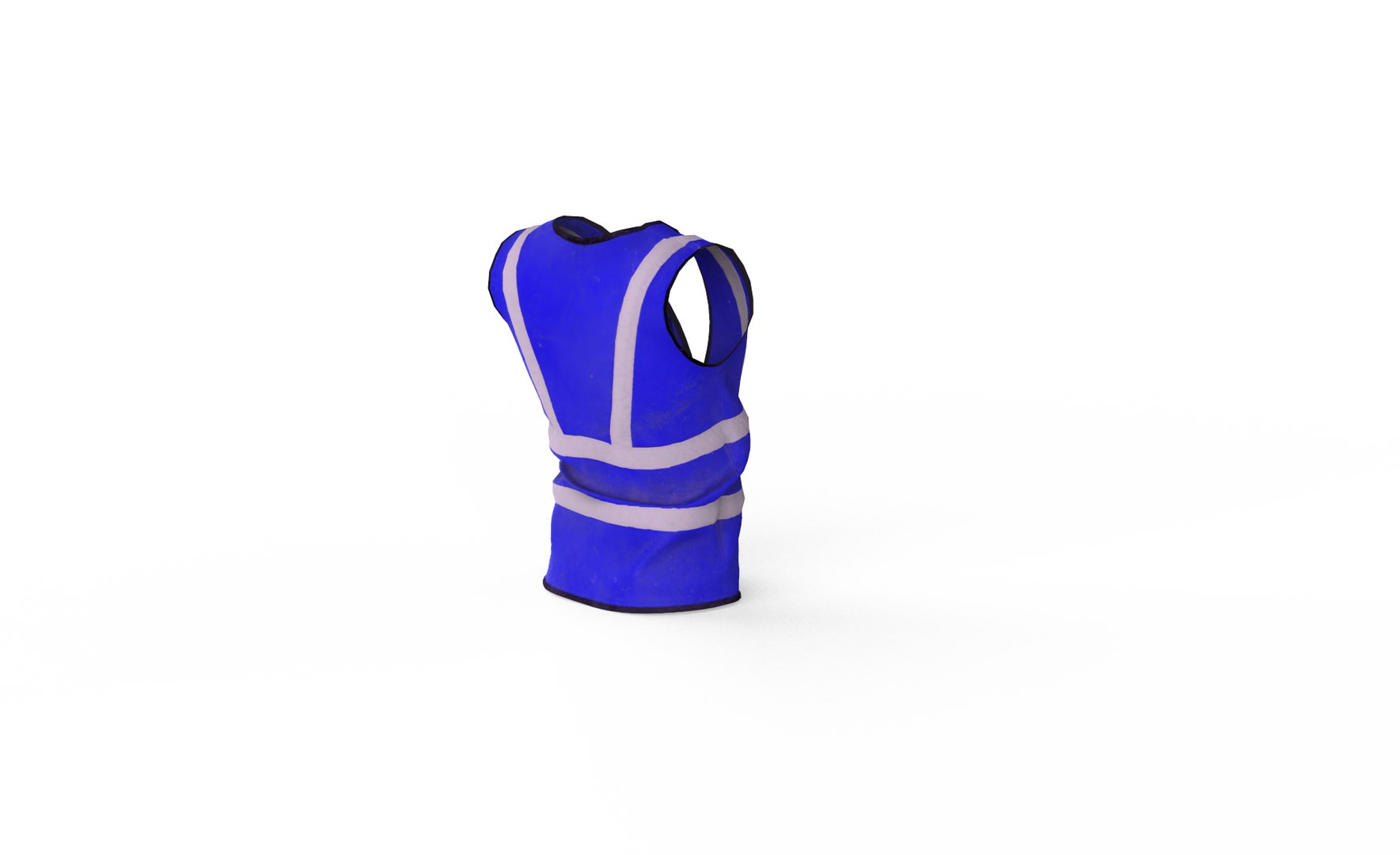 3D Realistic Worker Vest 003 Model - TurboSquid 2211609