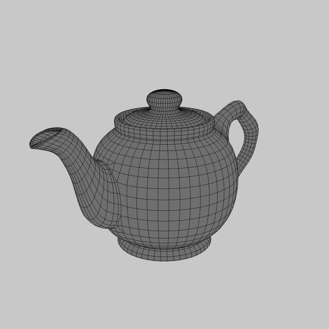 3d teapot kitchen