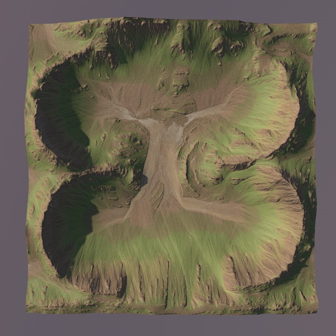 3d C4d Mountain Maps Terrain