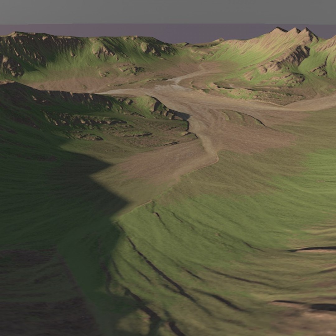 3d C4d Mountain Maps Terrain