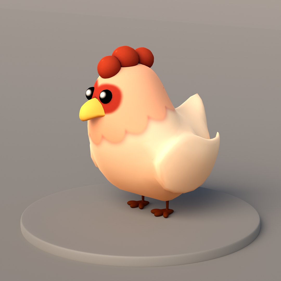 3D 3D Chicken Model - TurboSquid 2138119