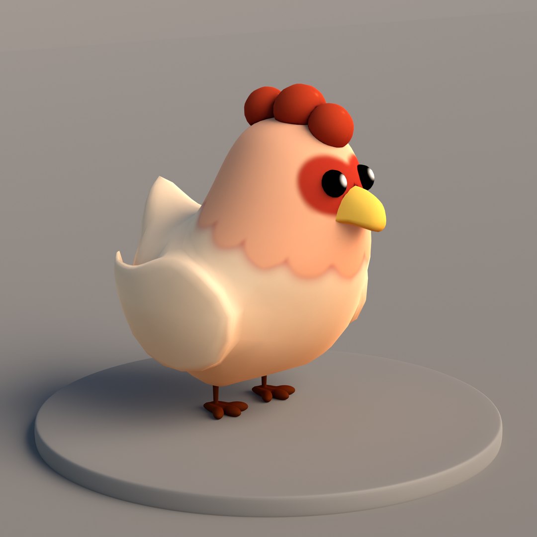 3D 3D Chicken Model - TurboSquid 2138119