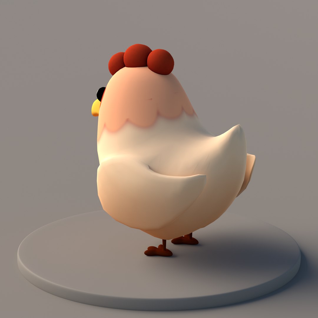 3D 3D Chicken Model - TurboSquid 2138119