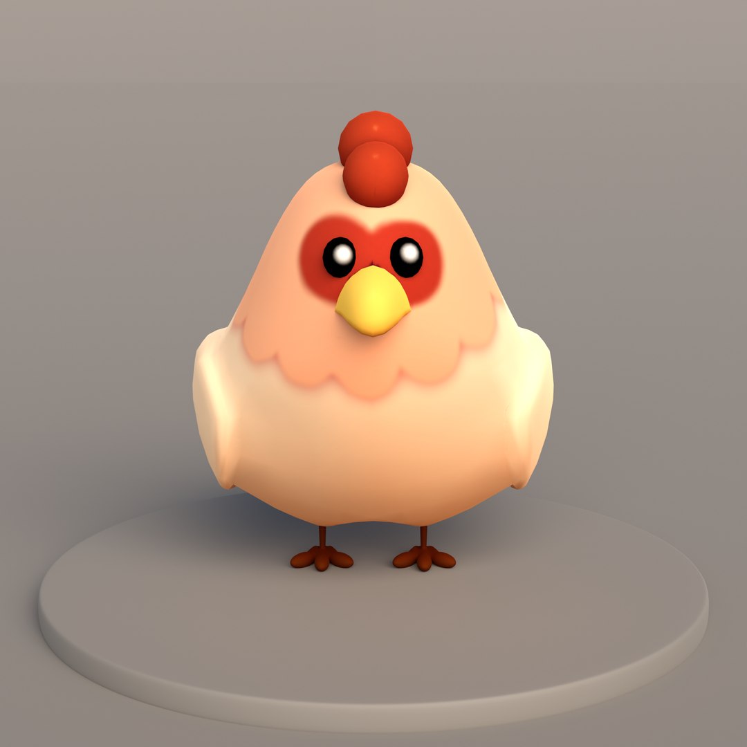 3D 3D Chicken Model - TurboSquid 2138119