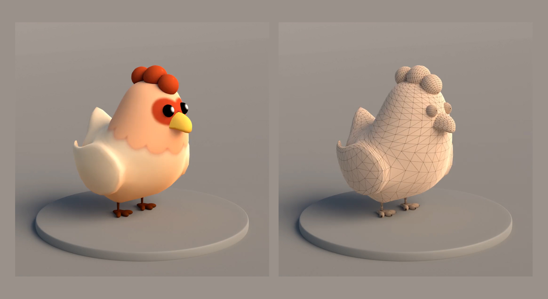 3D 3D Chicken Model - TurboSquid 2138119