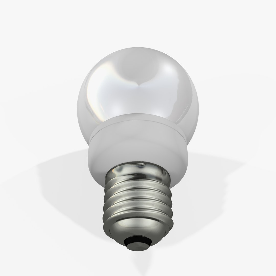 3d Model Spherical Bulb E27