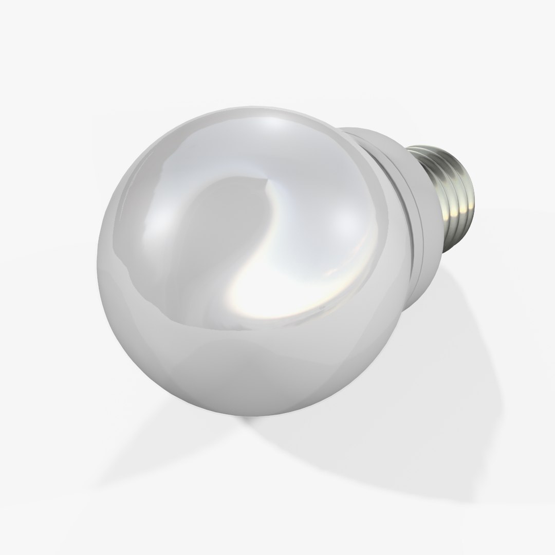 3d Model Spherical Bulb E27