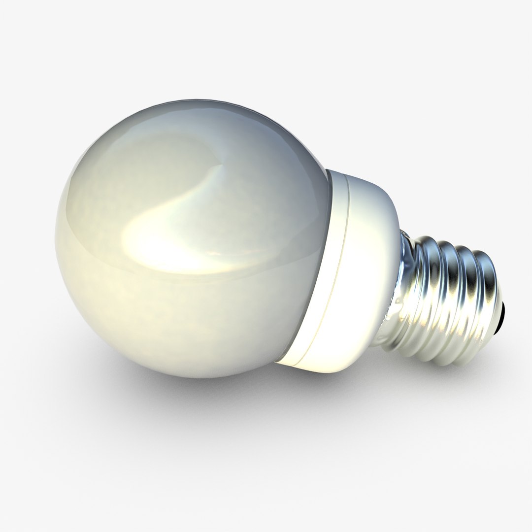 3d Model Spherical Bulb E27