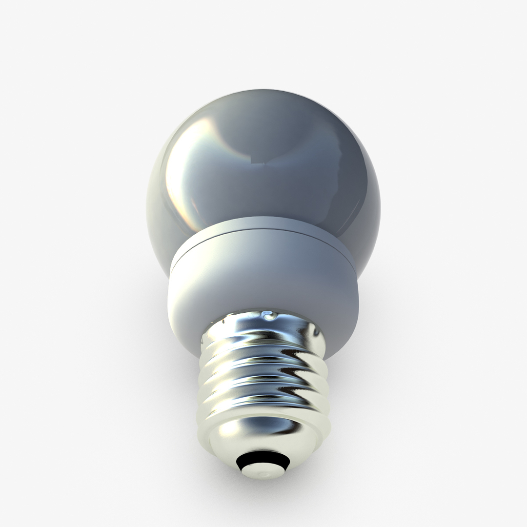 3d Model Spherical Bulb E27