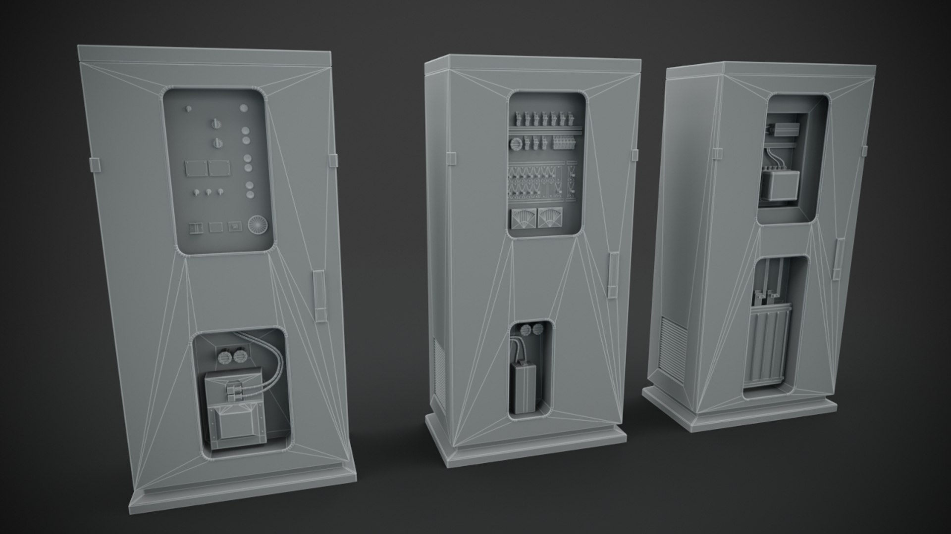 Electric Cabinet 3D Model - TurboSquid 1554817