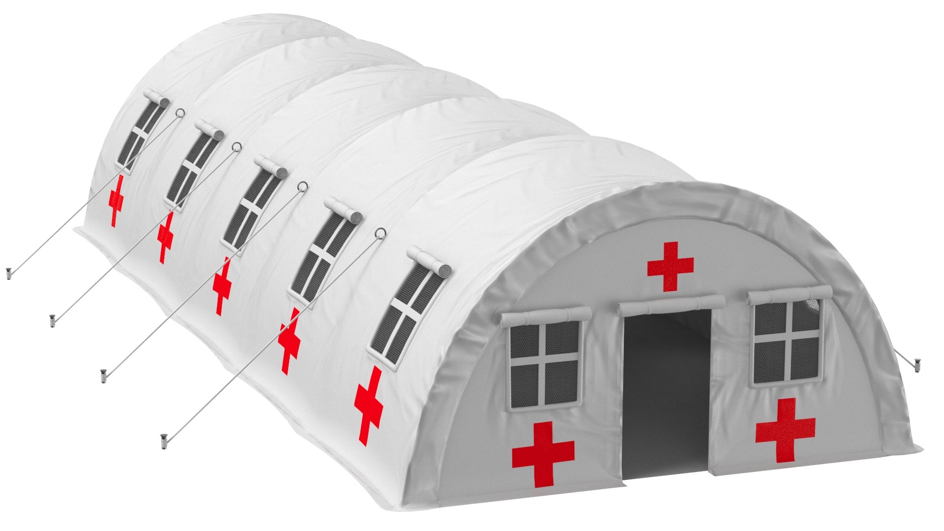 Detailed Medical Tent 3D Model - TurboSquid 2198365