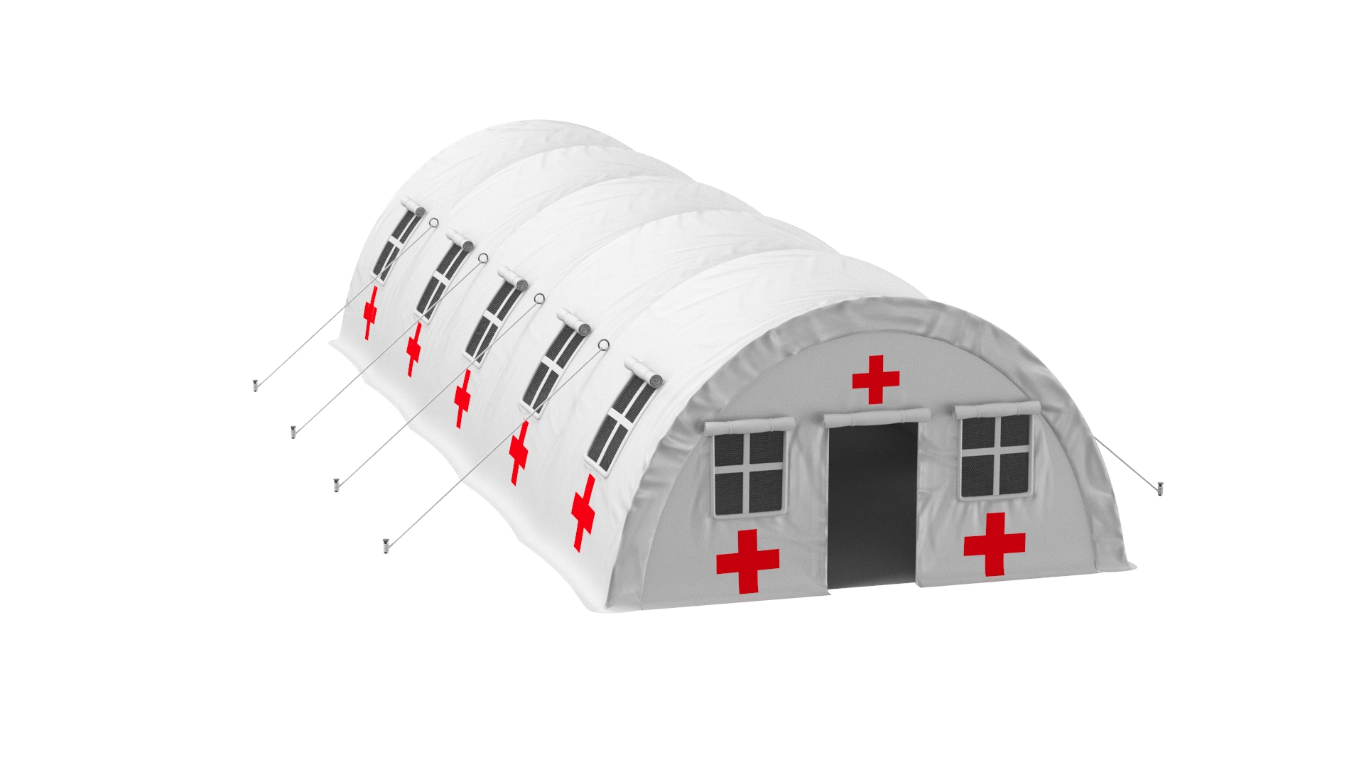 Detailed Medical Tent 3D Model - TurboSquid 2198365