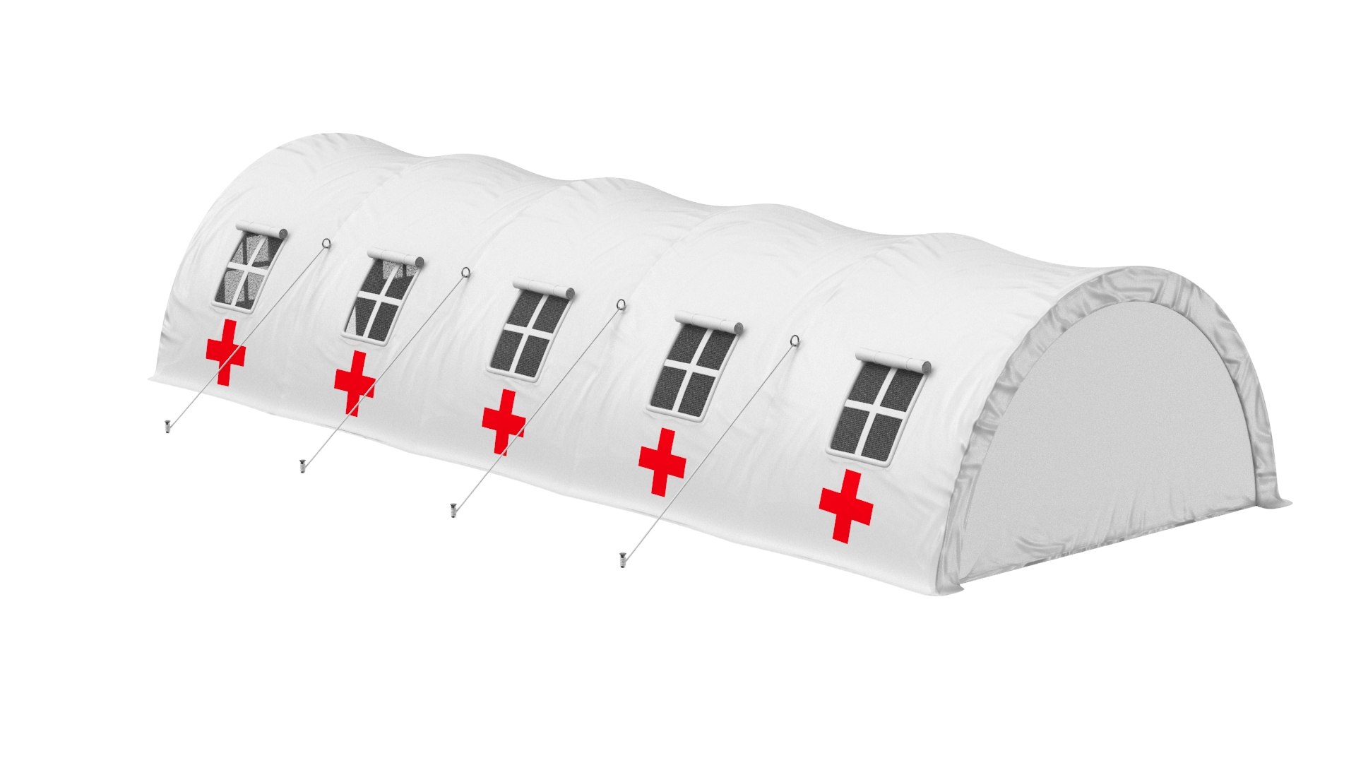 Detailed Medical Tent 3D Model - TurboSquid 2198365