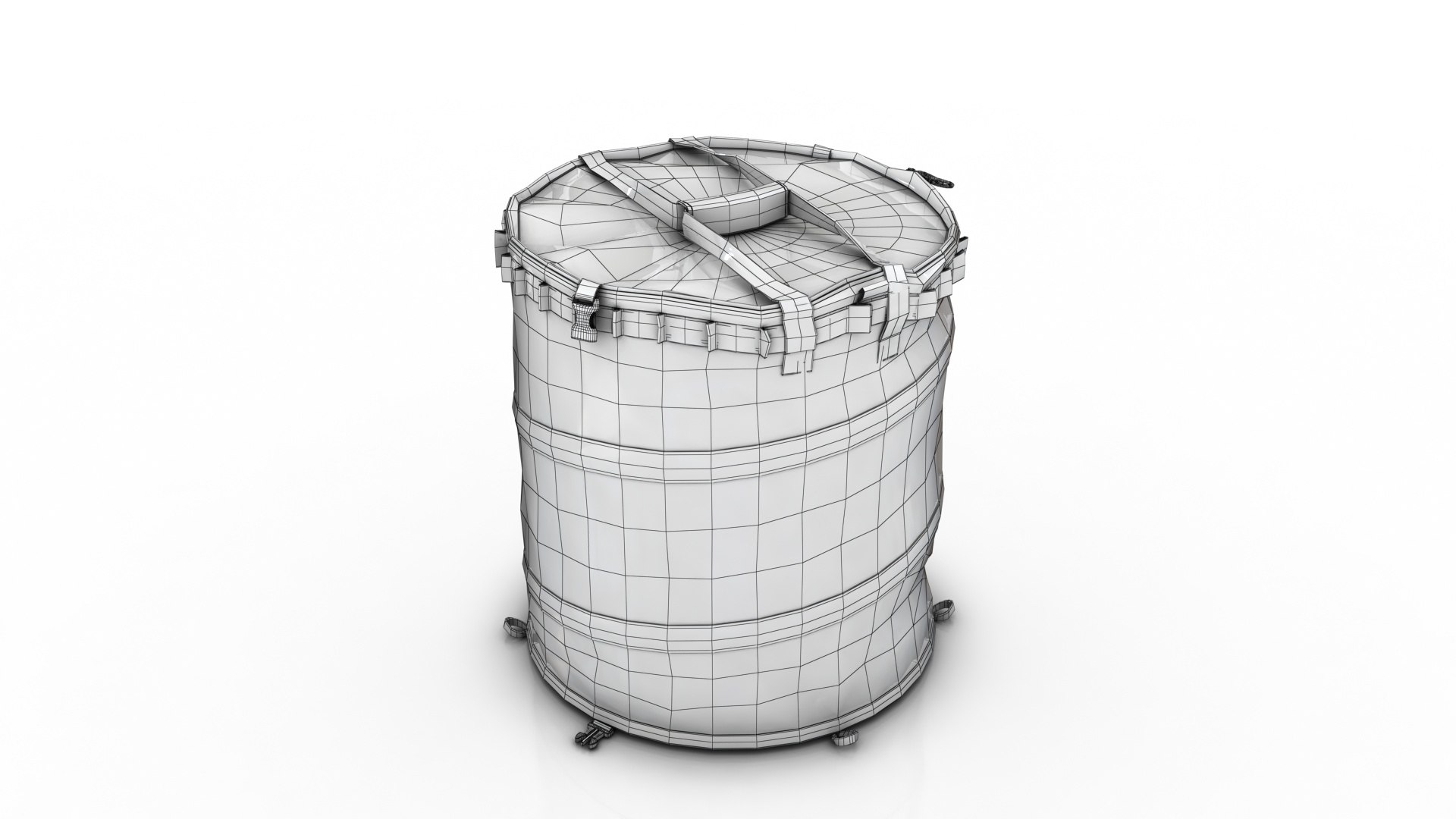 Outdoor Folding Trash Box 3D - TurboSquid 2165843