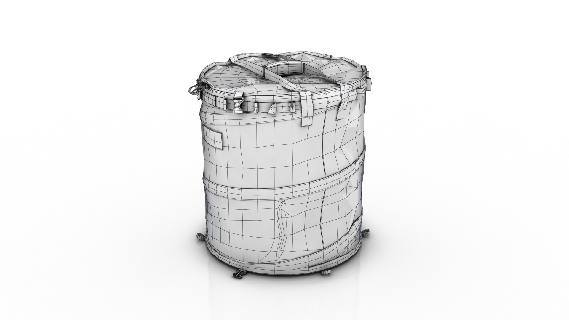 Outdoor Folding Trash Box 3D - TurboSquid 2165843