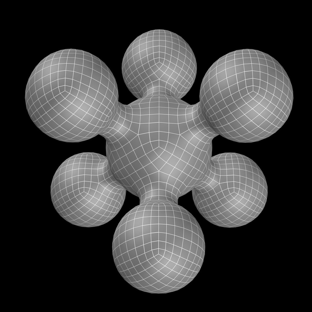 3d Abstract Figure Model