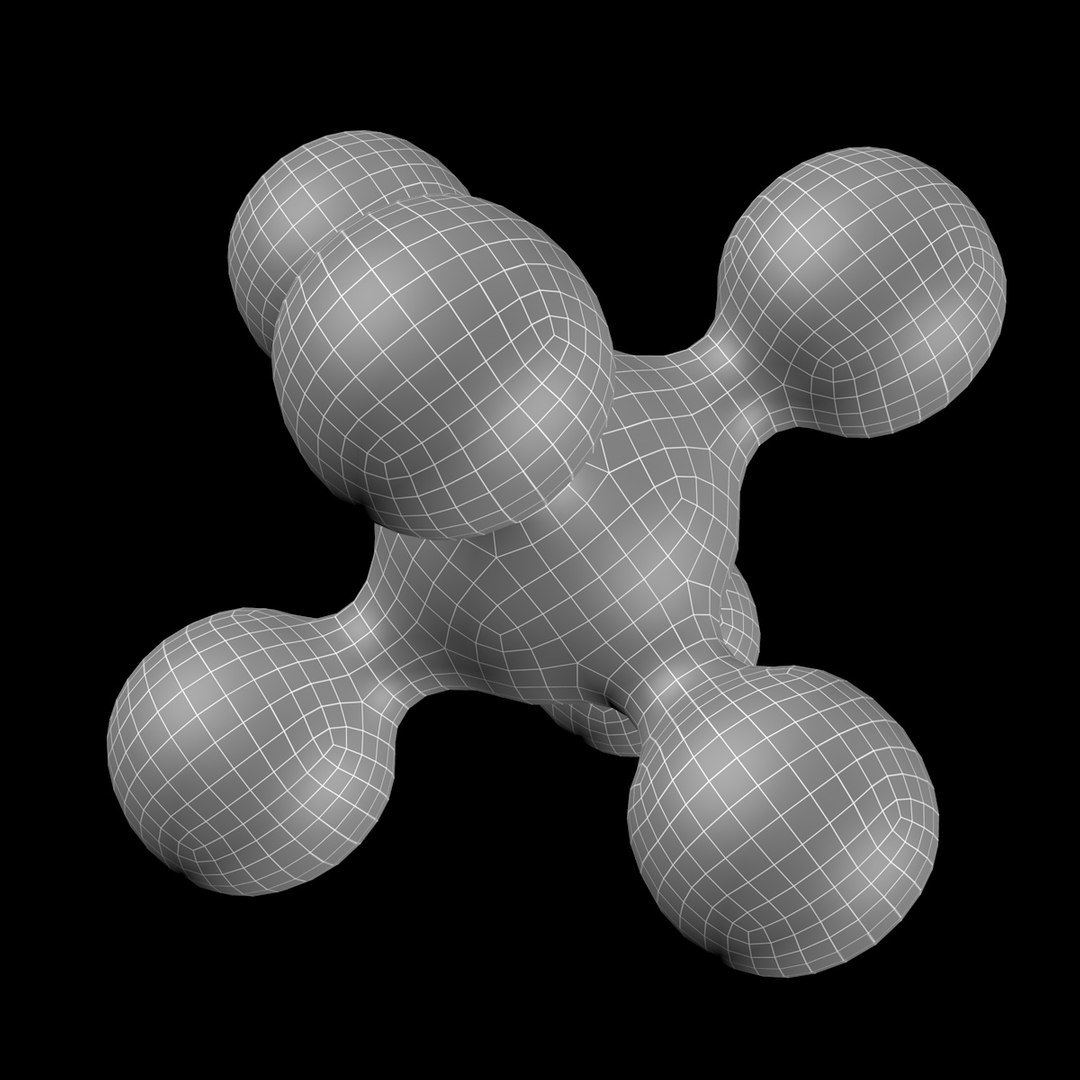 3d Abstract Figure Model