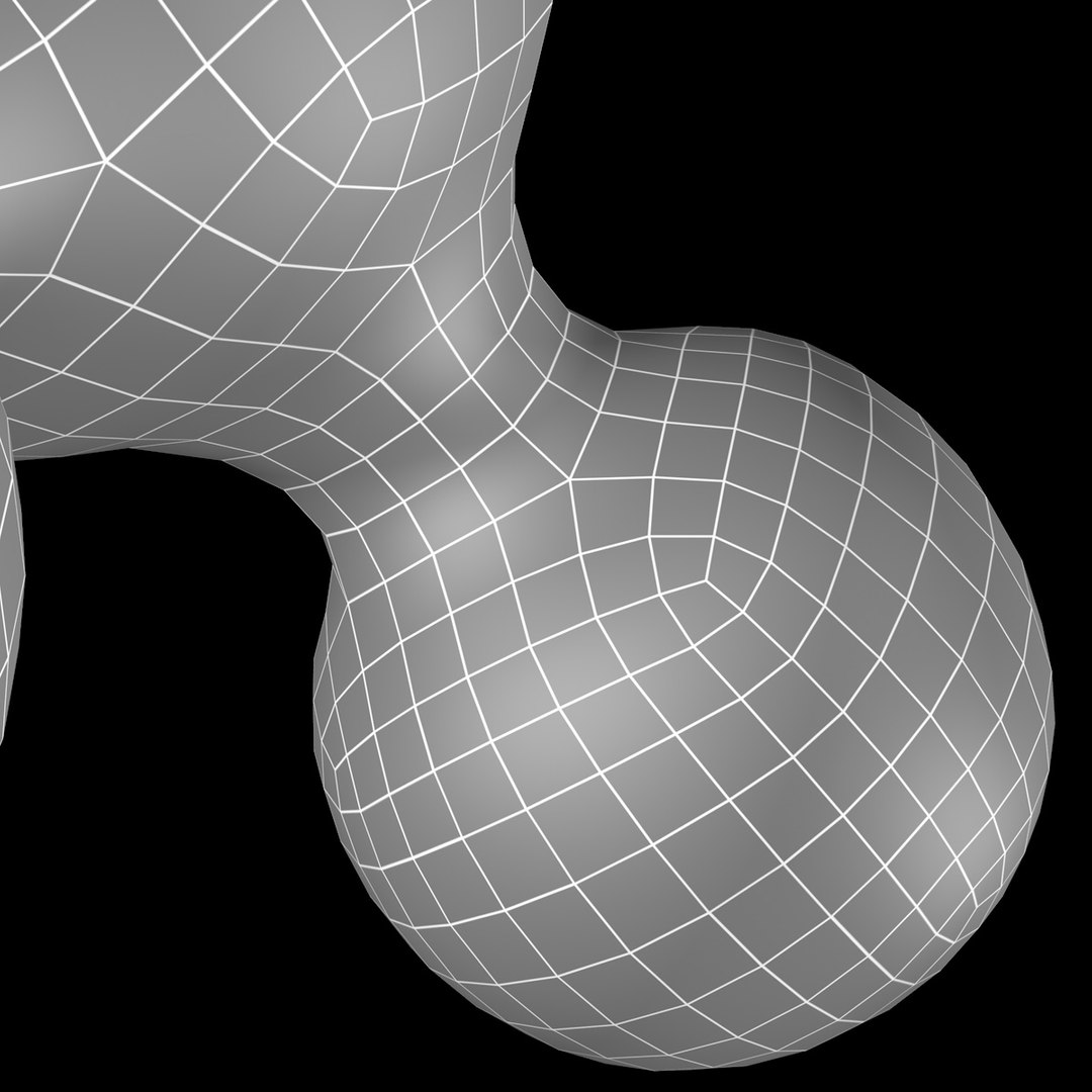 3d Abstract Figure Model