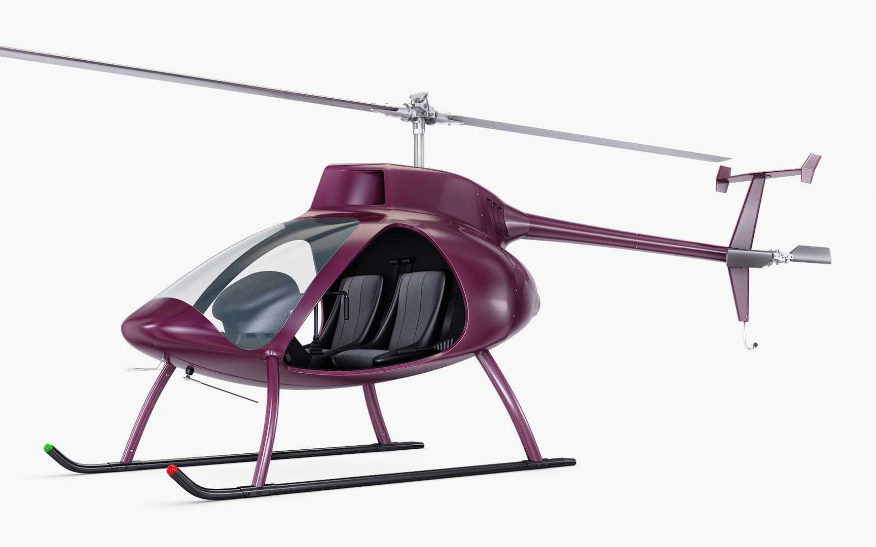 3D Generic Light Helicopter M 1 - TurboSquid 2022259