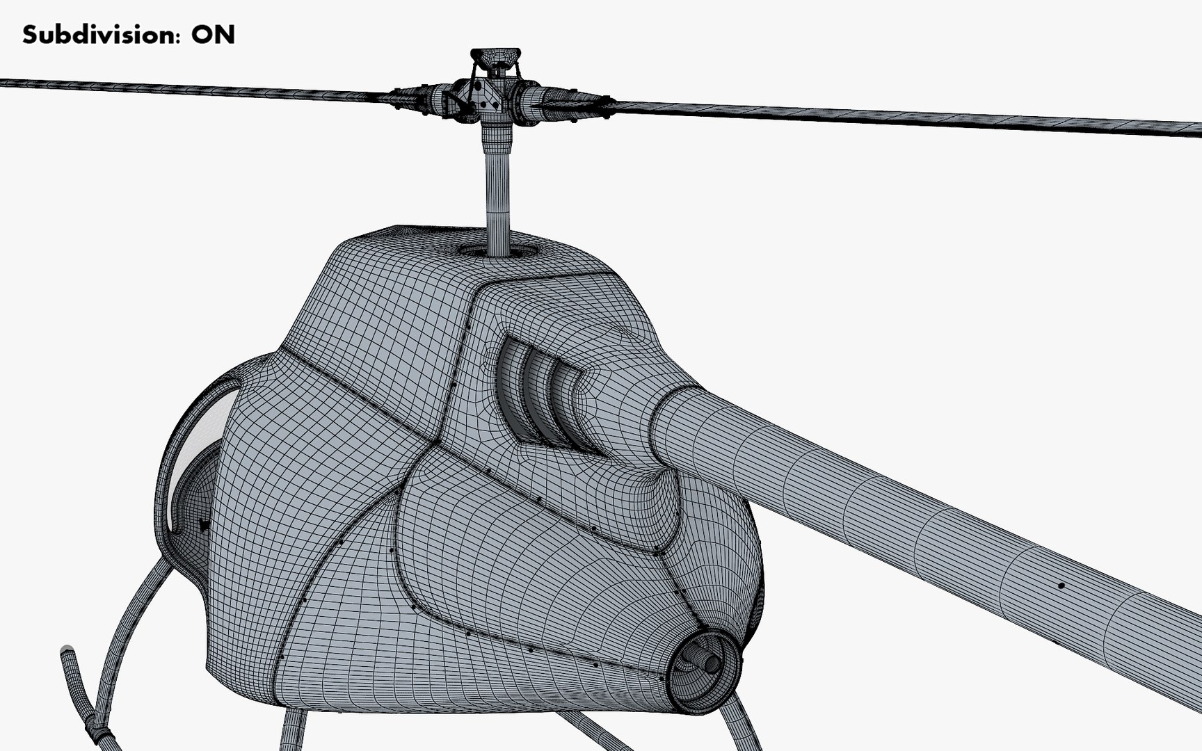 3D Generic Light Helicopter M 1 - TurboSquid 2022259