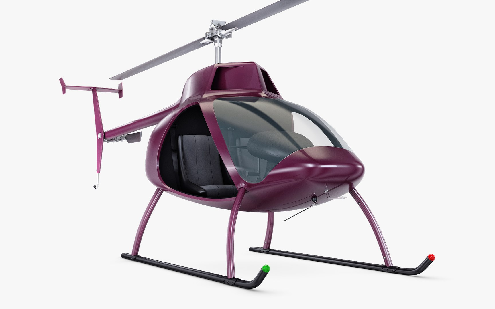 3D Generic Light Helicopter M 1 - TurboSquid 2022259
