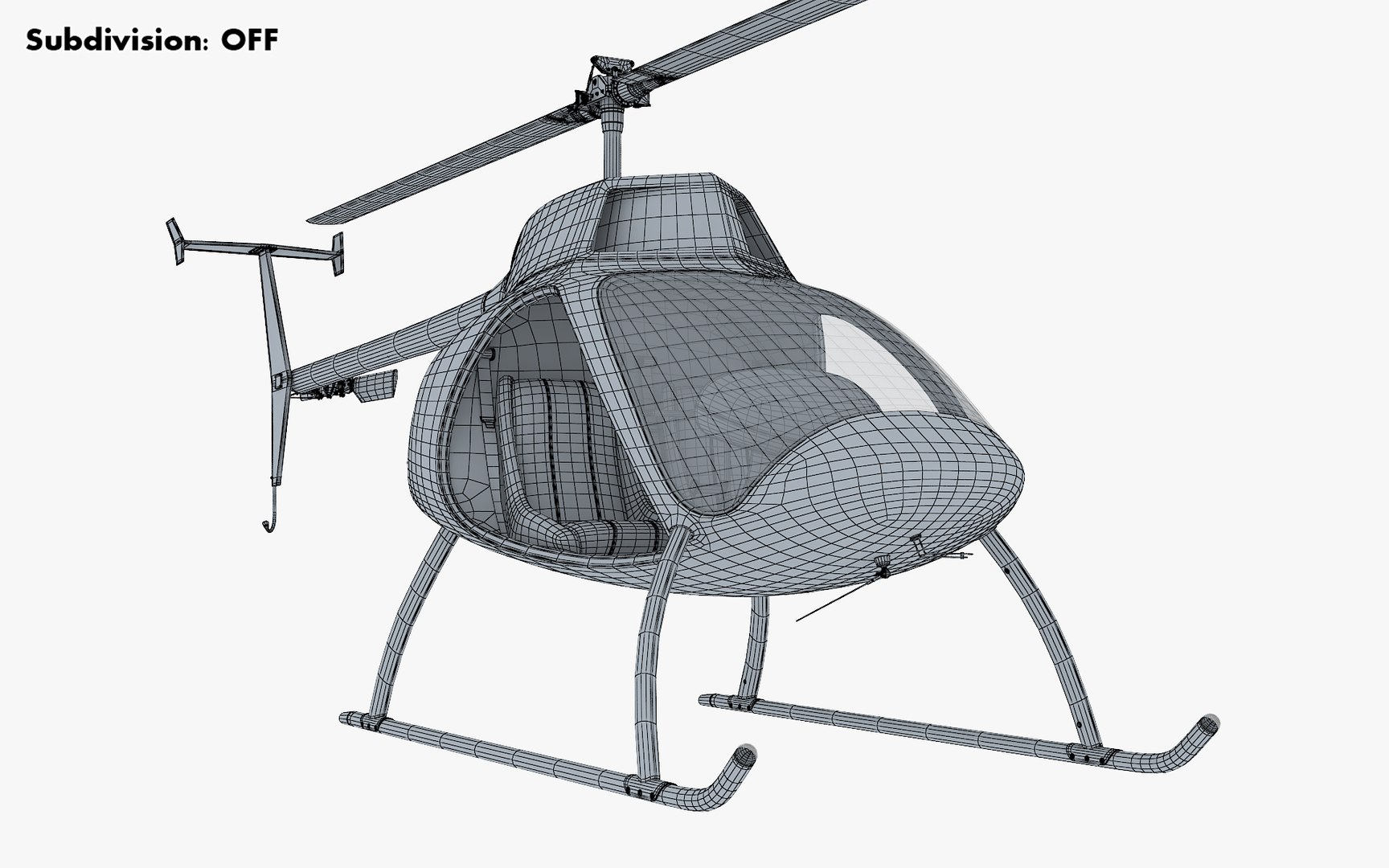 3D Generic Light Helicopter M 1 - TurboSquid 2022259