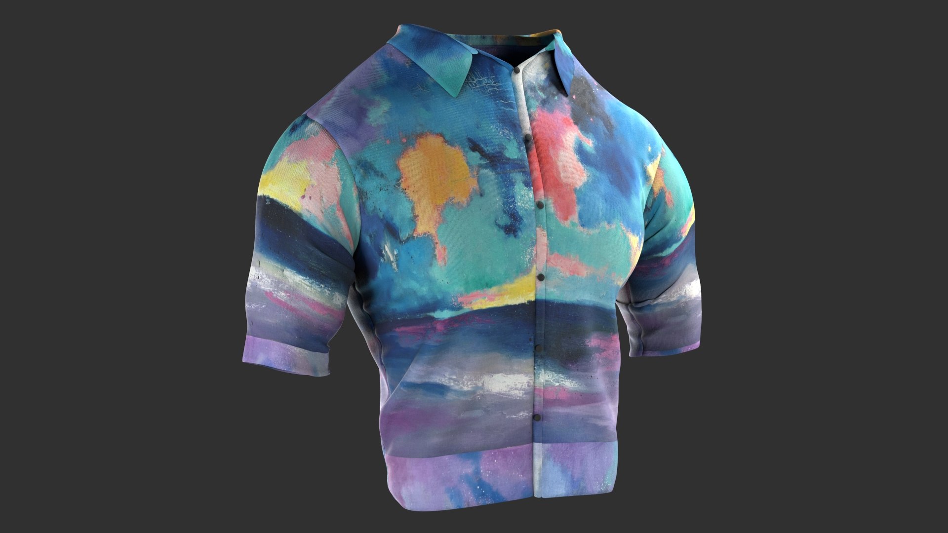 3D Shirt Colorfull - TurboSquid 2084581