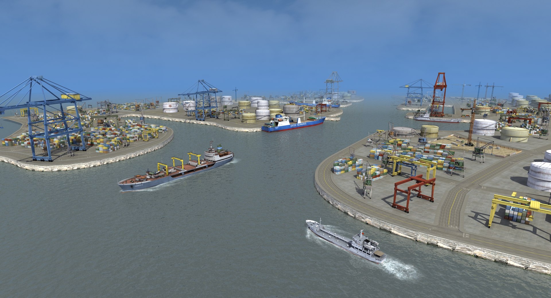 3D Port Complex Model - TurboSquid 1188751