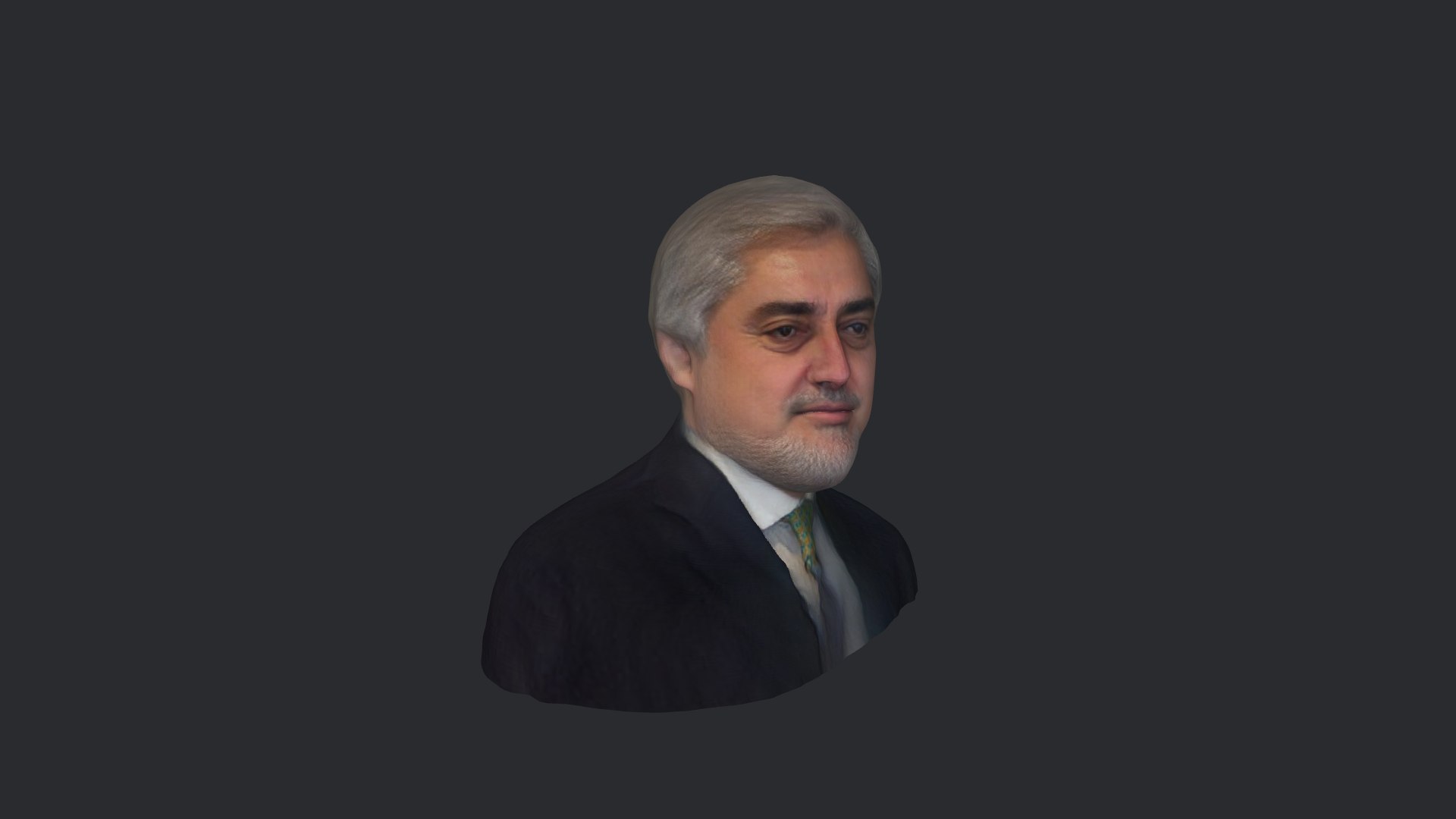 Abdullah Abdullah- Realistic Bust Head Ready 3d Model Model ...