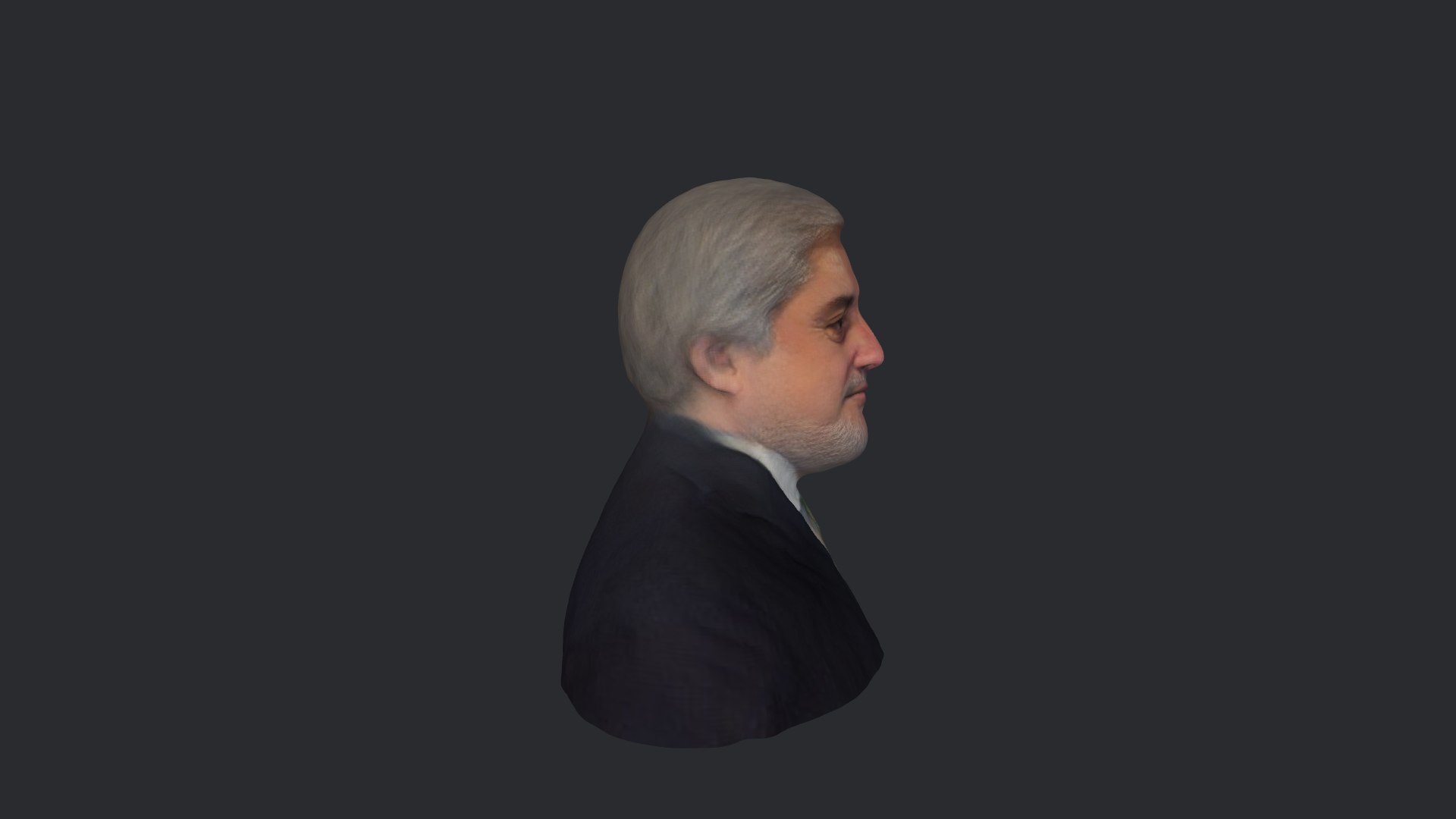 Abdullah Abdullah- Realistic Bust Head Ready 3d Model Model ...