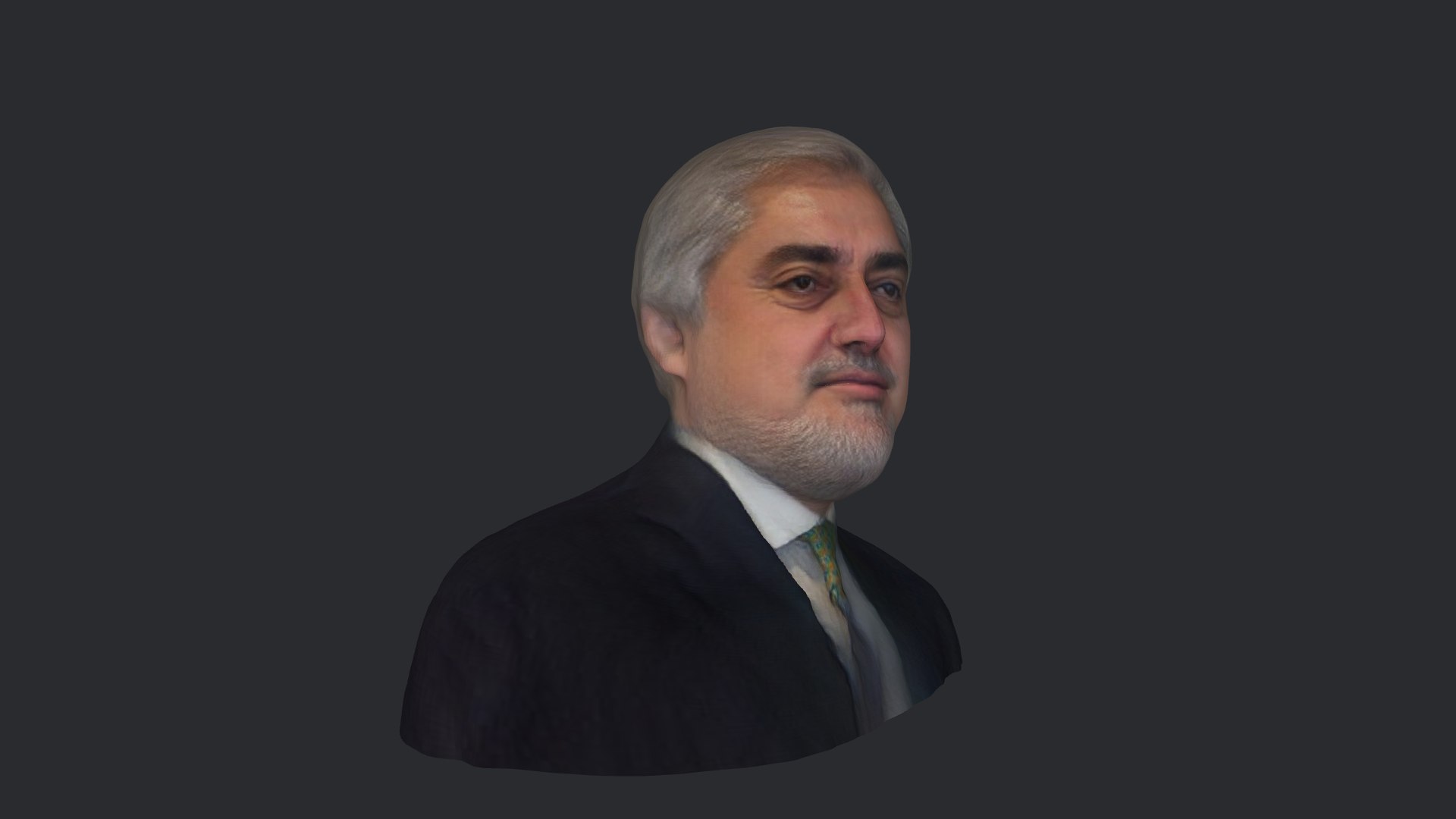 Abdullah Abdullah- Realistic Bust Head Ready 3d Model Model ...