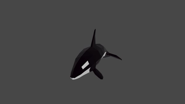 3D Low Poly Orca - TurboSquid 1876391