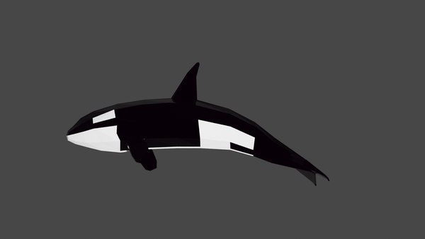 3D Low Poly Orca - TurboSquid 1876391