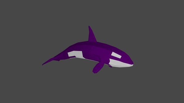 3D Low Poly Orca - TurboSquid 1876391