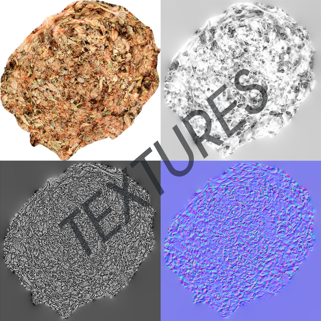 Marijuana Bud 2 - 3D Model - TurboSquid 1511619