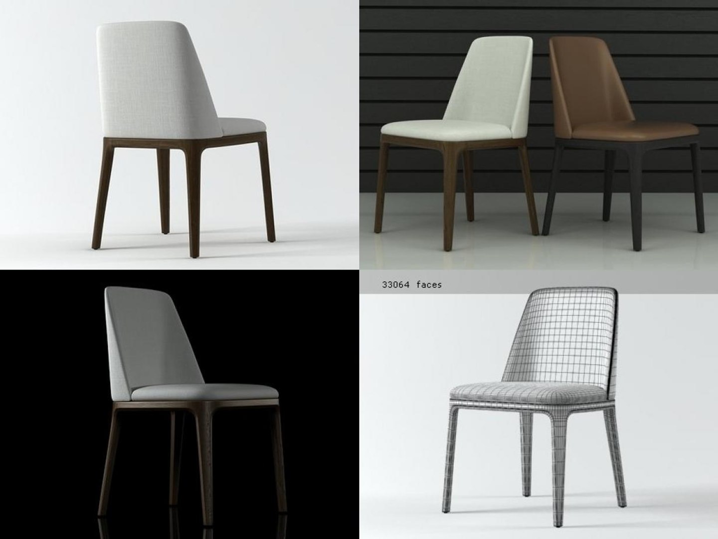 3D Grace Chair Model - TurboSquid 1177124