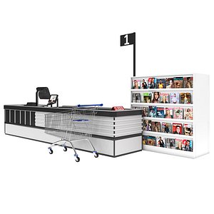 3D Cashier Models | TurboSquid