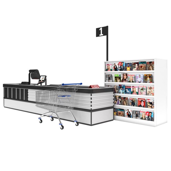 3D Cashier Models | TurboSquid