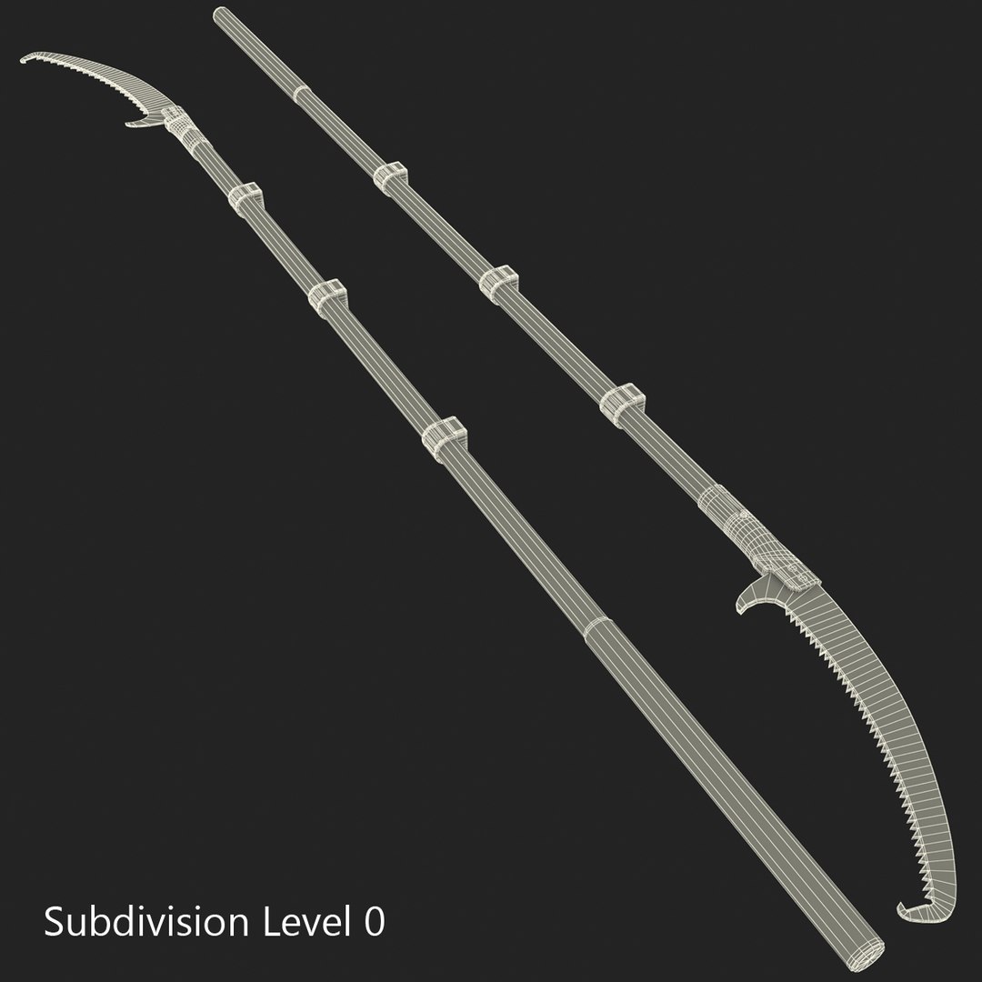 3d Model Of Pole Pruner Saw
