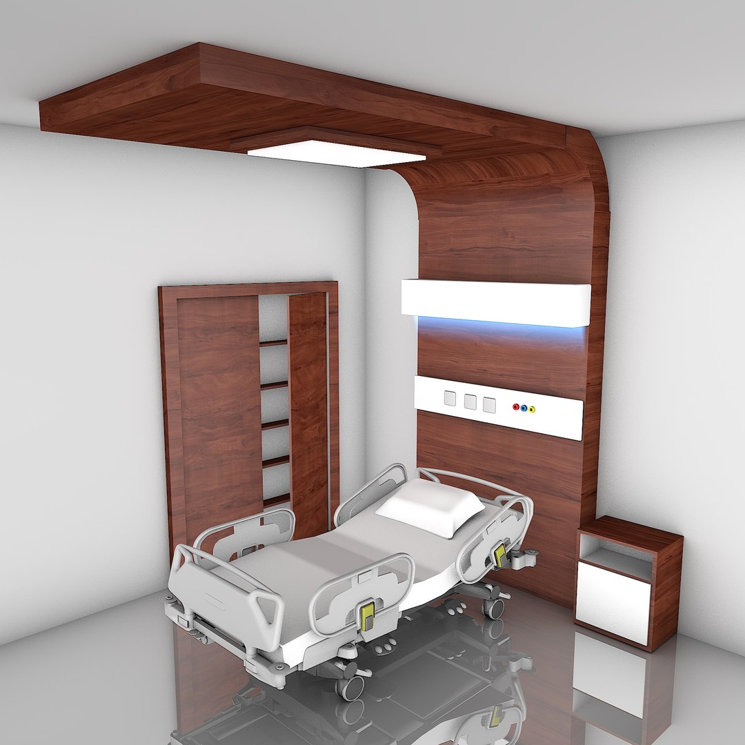 Hospital Room 3D model - TurboSquid 2161224