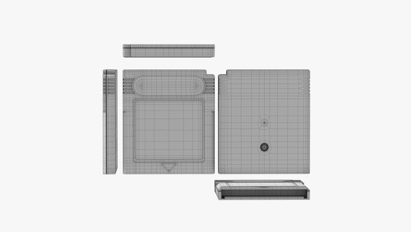 Nintendo gameboy cartridge 3D model - TurboSquid 1309827