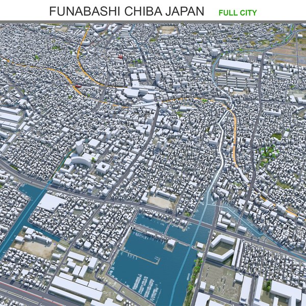 modelo 3d Funabashi Chiba Japan - TurboSquid 2042072