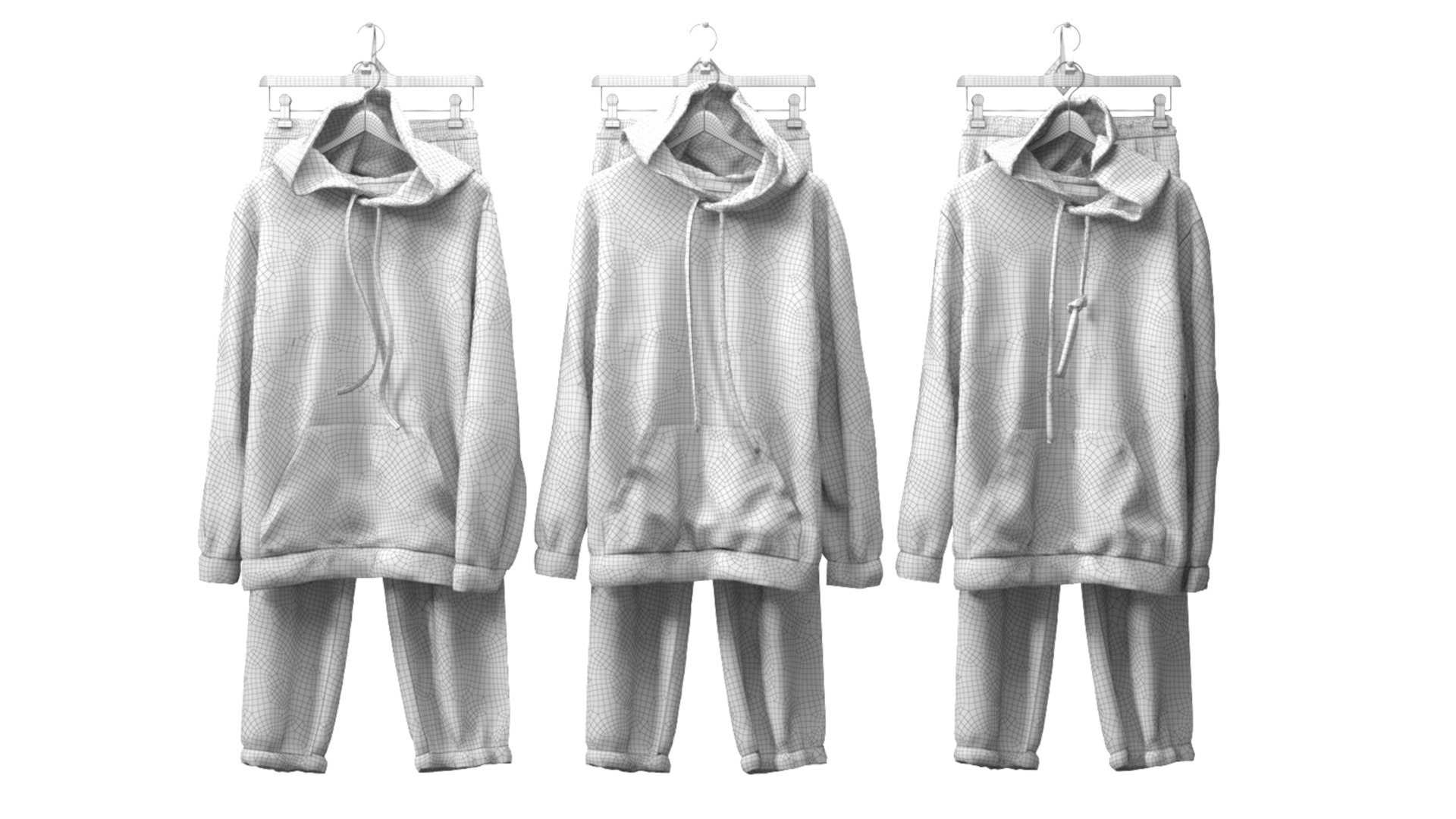 3D Tracksuits Set - TurboSquid 1768631