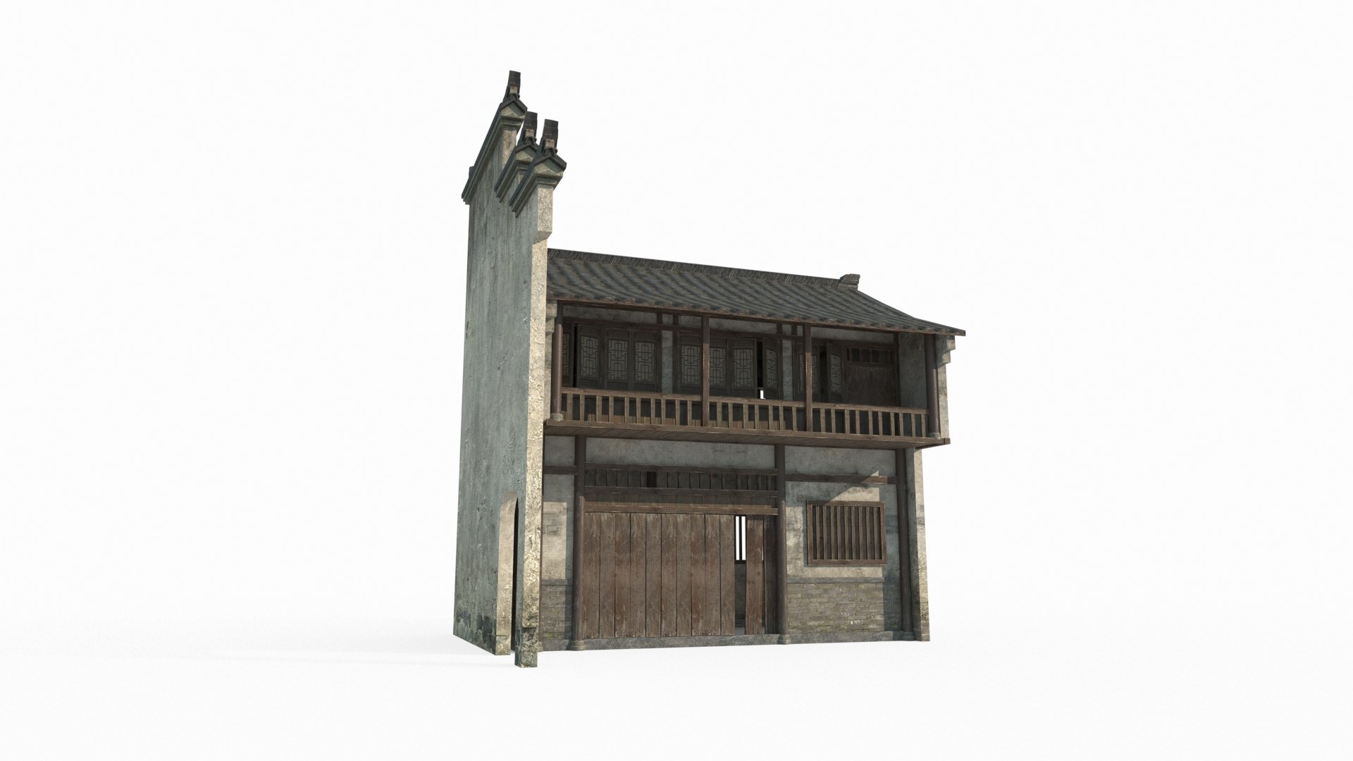 Ancient Asian Architecture And Houses 3D - TurboSquid 2128723