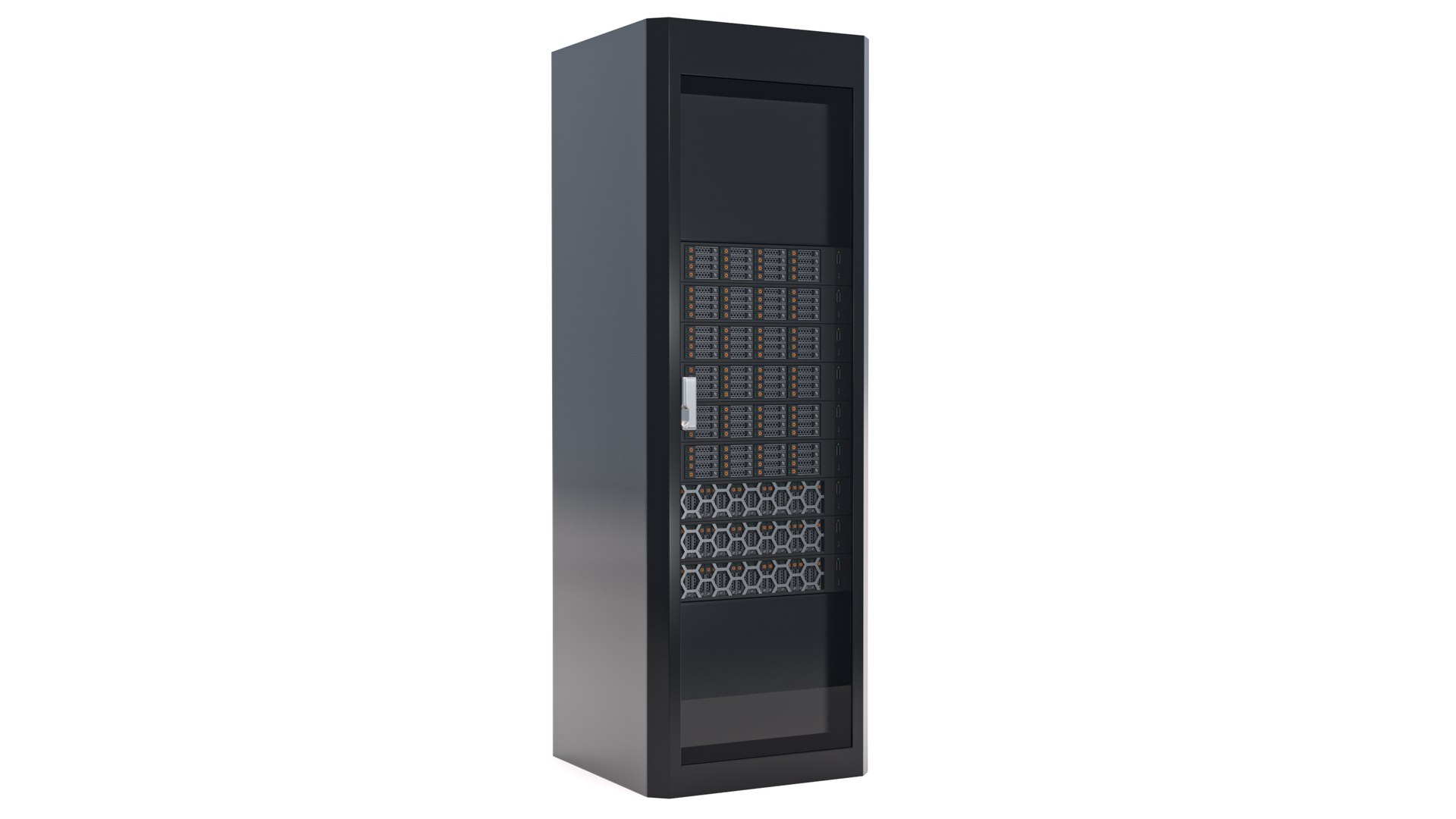Data Server Rack 2 3d Turbosquid 2286146