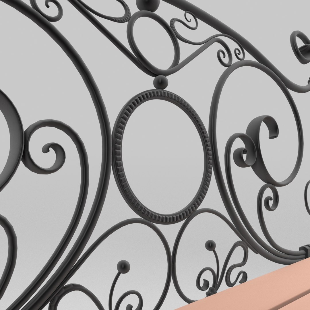 3D Model Forged Bench - TurboSquid 1190636