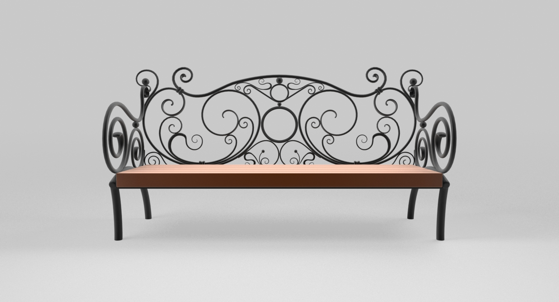 3D Model Forged Bench - TurboSquid 1190636
