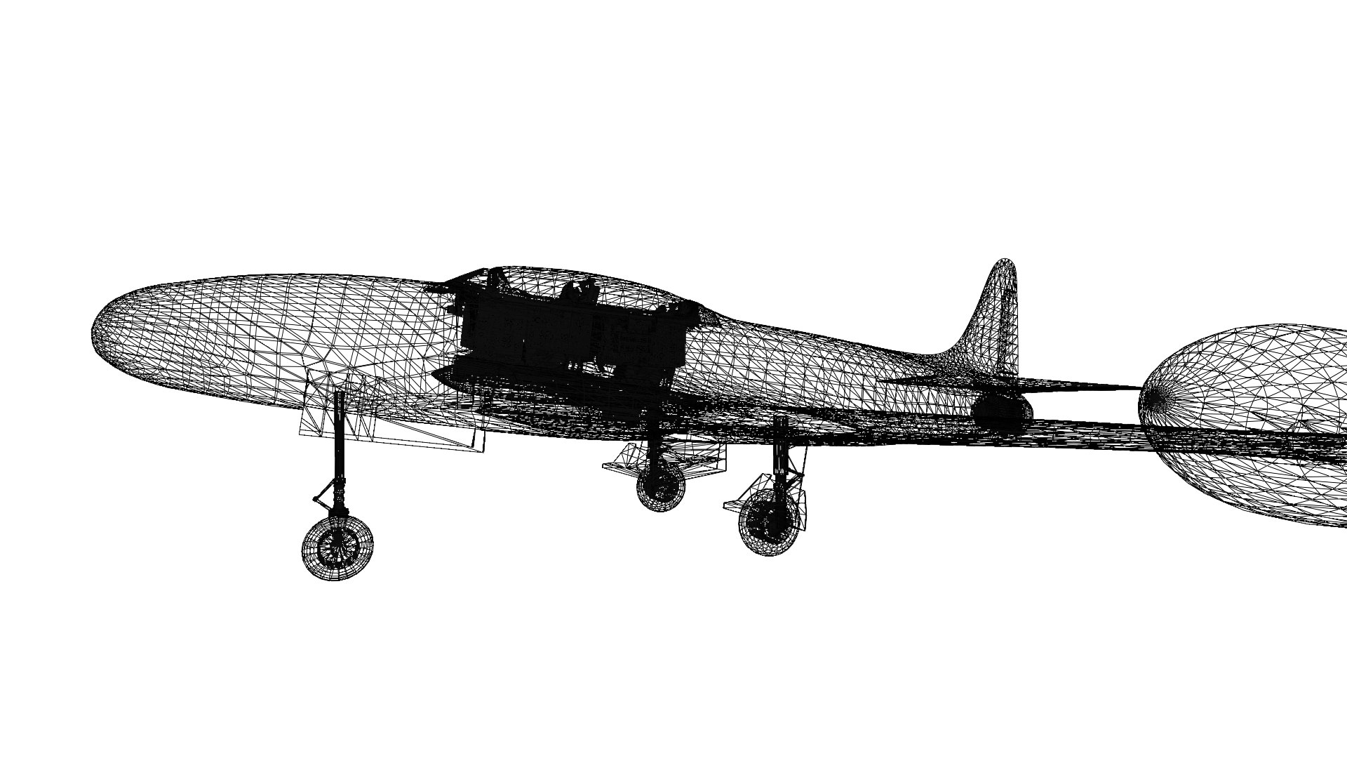3D Lockheed T-33 - TurboSquid 2423765