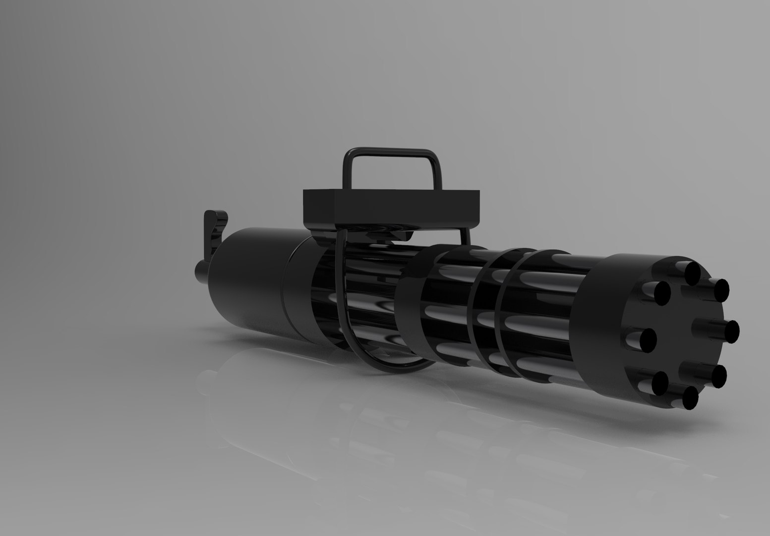 Minigun 3D Model - TurboSquid 1570436
