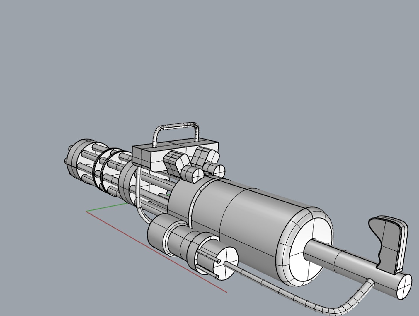 Minigun 3D Model - TurboSquid 1570436